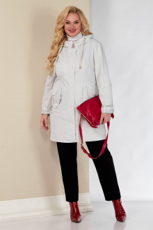 Женский плащ Shetti 2146 светло-серый