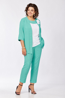 Брючный костюм VI ORO VR-1135 бирюза