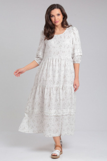 Платья LeNata 13273 рисунок-на-молочном