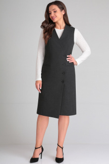 Платья LeNata 16446 темно-серый