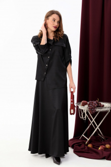 Юбочный костюм NikVa 928-4 чёрный
